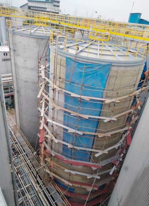 Tank & Install Scaffolding