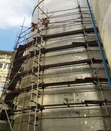 Tank & Install Scaffolding